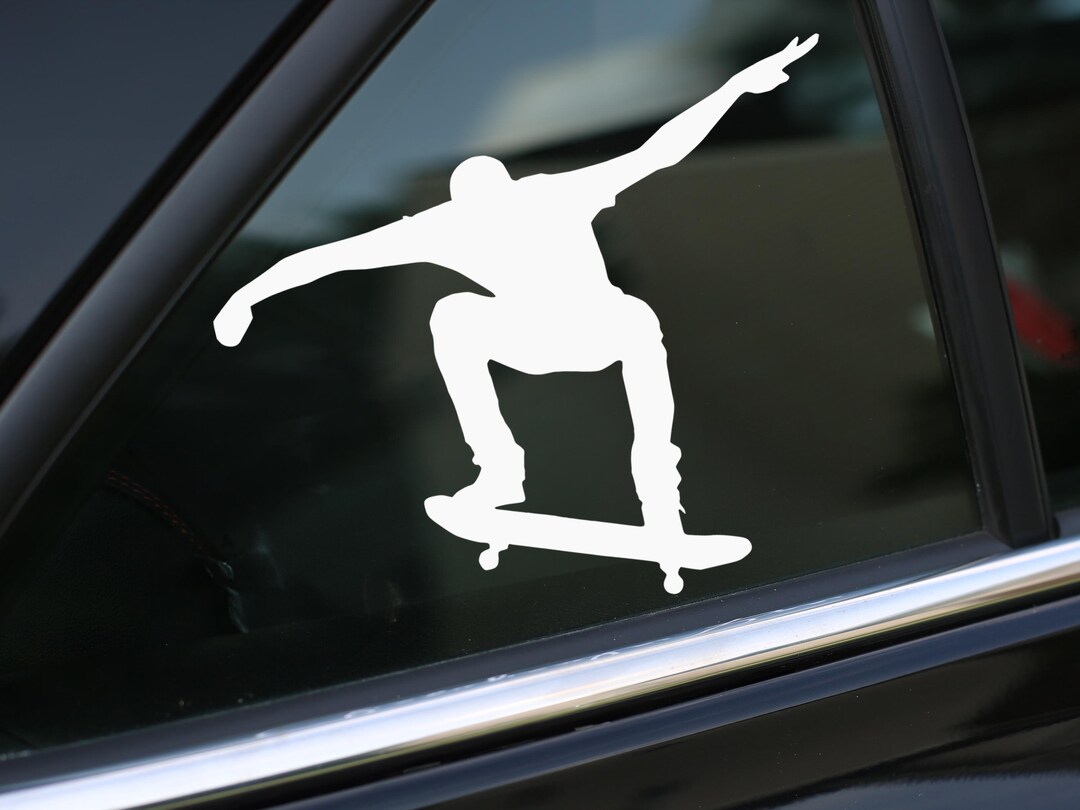 Skateboarding Decal, Adventure Decal Sticker for Car, Laptop or Wall ...