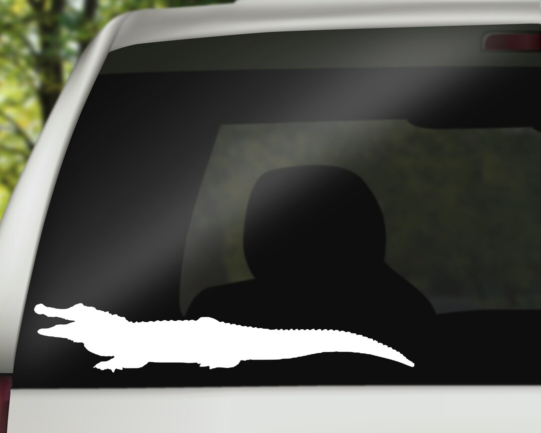 Crocodile Decal, Alligator Decal Sticker for Car, Laptop or Wall, Vinyl ...