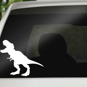 T Rex Decal, Dinosaur Decal, Sticker for Car, Laptop or Wall, Vinyl ...