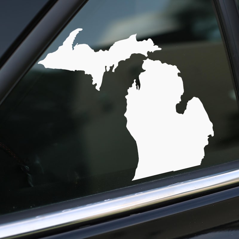 Michigan Car Decal - Etsy