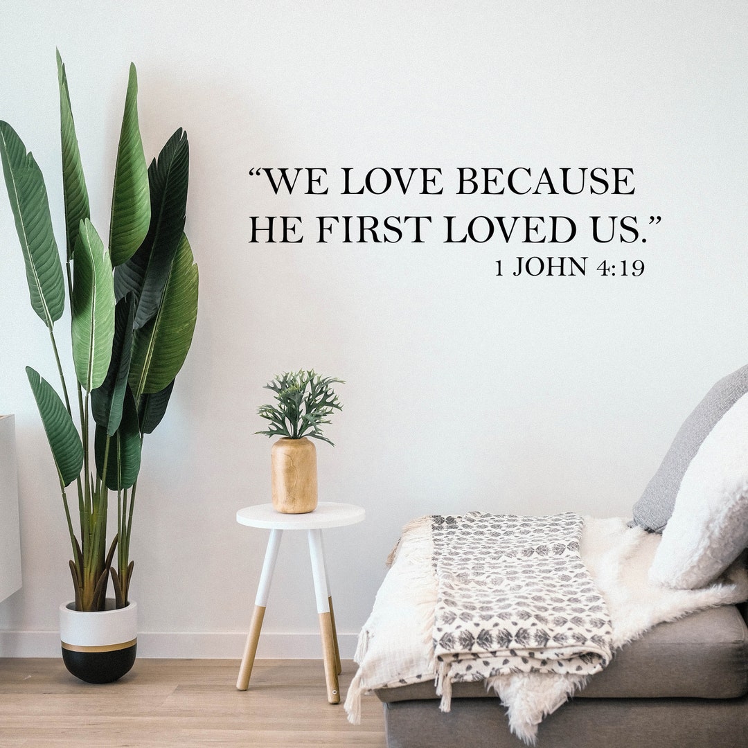 Bible Verse Decal, Scripture Decal, Wall Decal, Verse Decal, Custom ...