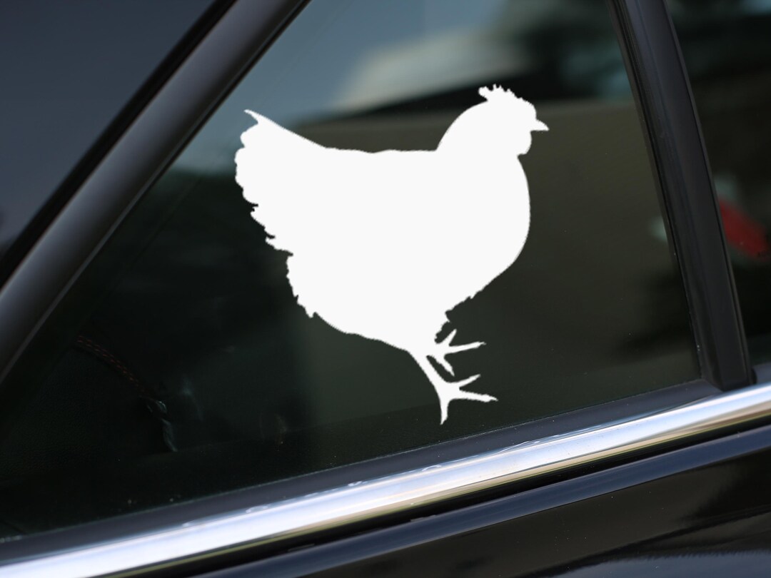 Chicken Decal, Farm Decal Sticker for Car, Laptop or Wall, Vinyl Gift ...