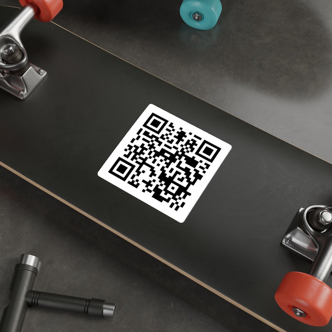 Custom QR Code Decal, Business QR Code Decal, Business Door QR Code ...