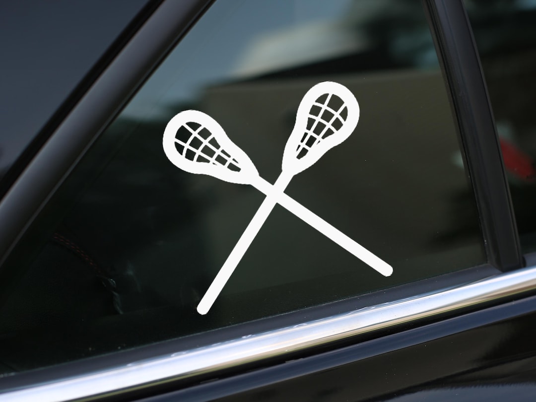 Lacrosse Decal, Sports Decal Sticker for Car, Laptop or Wall, Vinyl ...