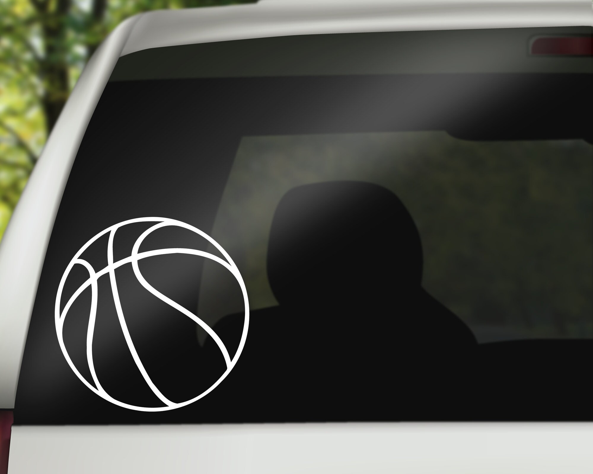 Basketball Decal Sports Decal Sticker for Car Laptop or - Etsy