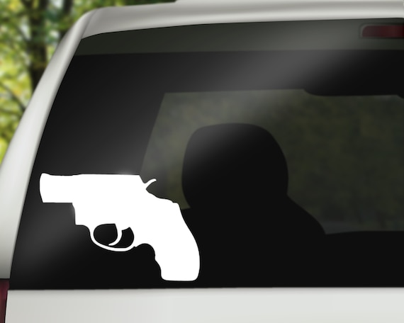 Revolver Decal Gun Decal Sticker for Car Laptop or Wall - Etsy