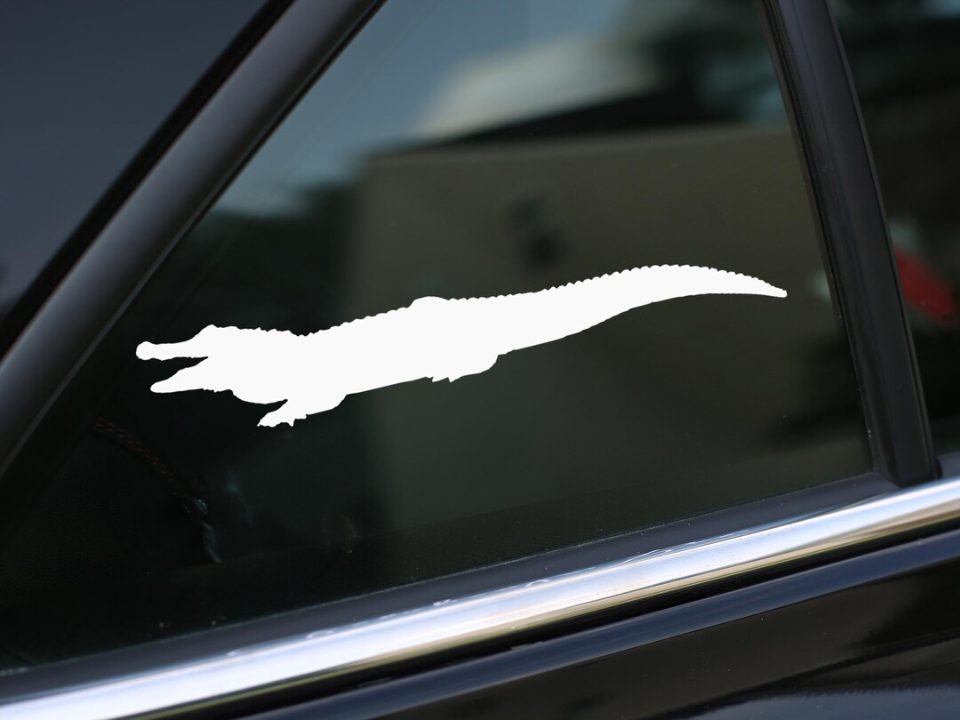 Crocodile Decal, Alligator Decal Sticker for Car, Laptop or Wall, Vinyl ...
