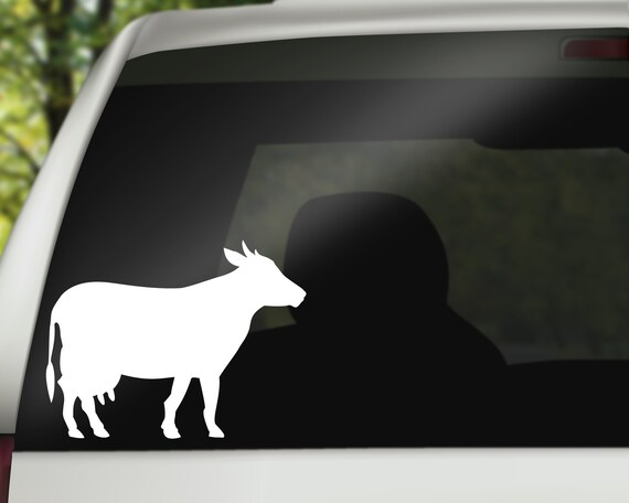 Cow Decal Farm Decal Sticker for Car Laptop or Wall Vinyl | Etsy