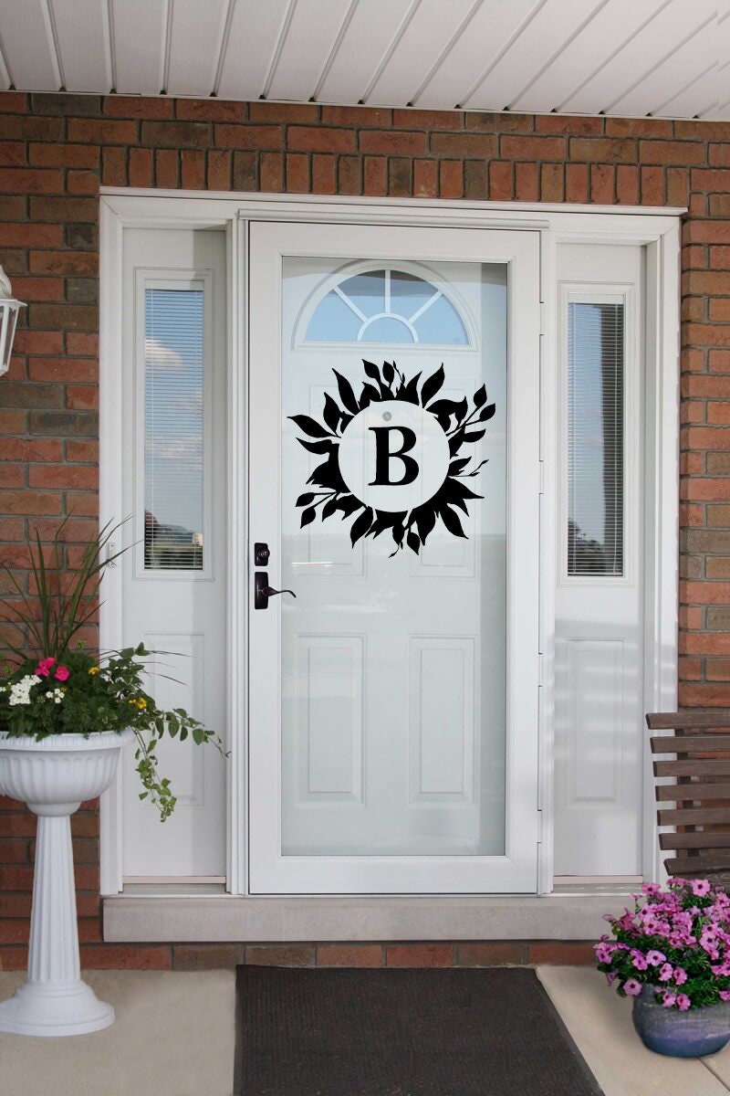 Custom Decal, Front Door Decal, Letter Door Decal, Last Name Decal ...