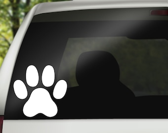 Paw Print Animal Dog Cat Vinyl Die Cut Car Decal Sticker-free - Etsy