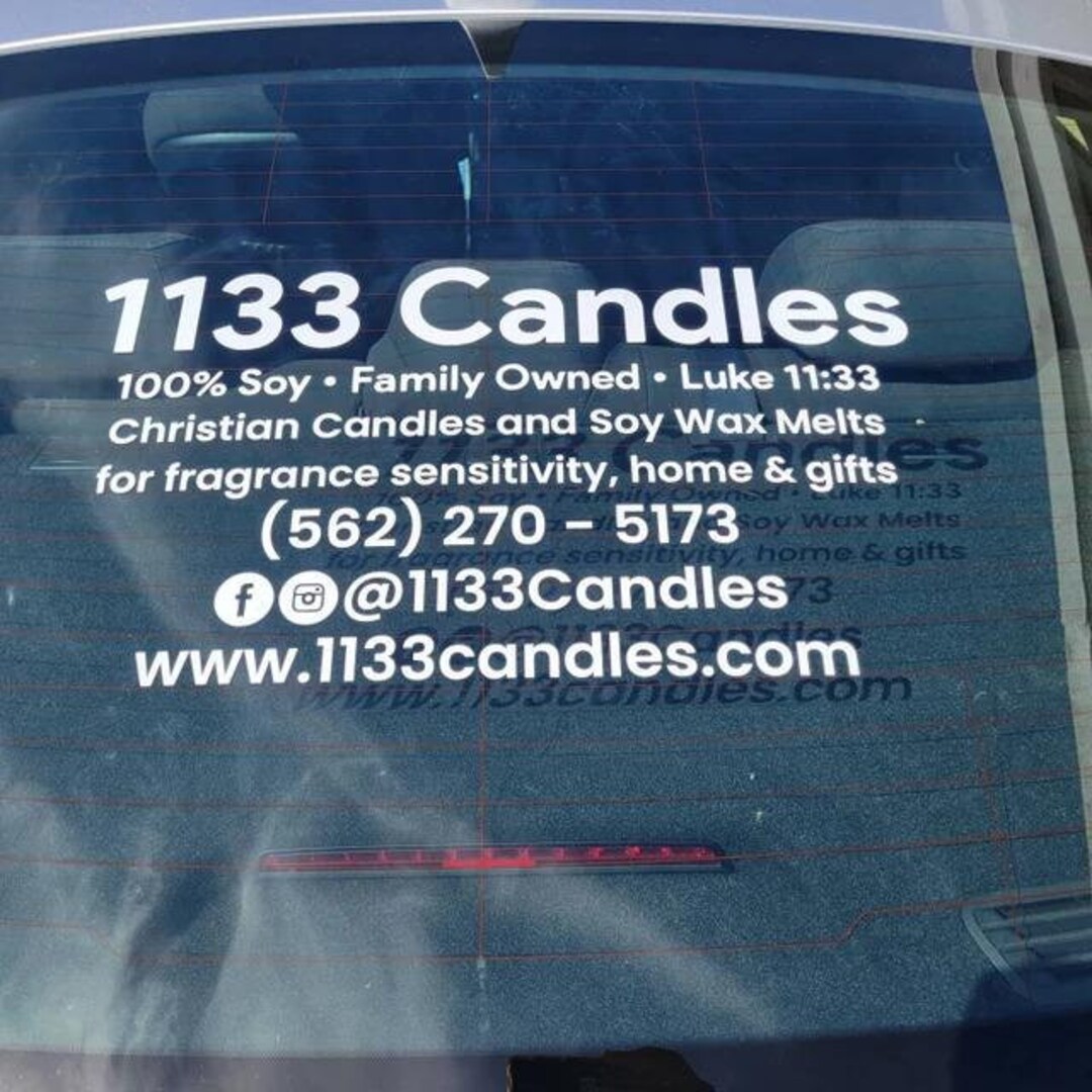 Custom Decal, Business Decal, Car Business Decal, Car Decal, Business ...