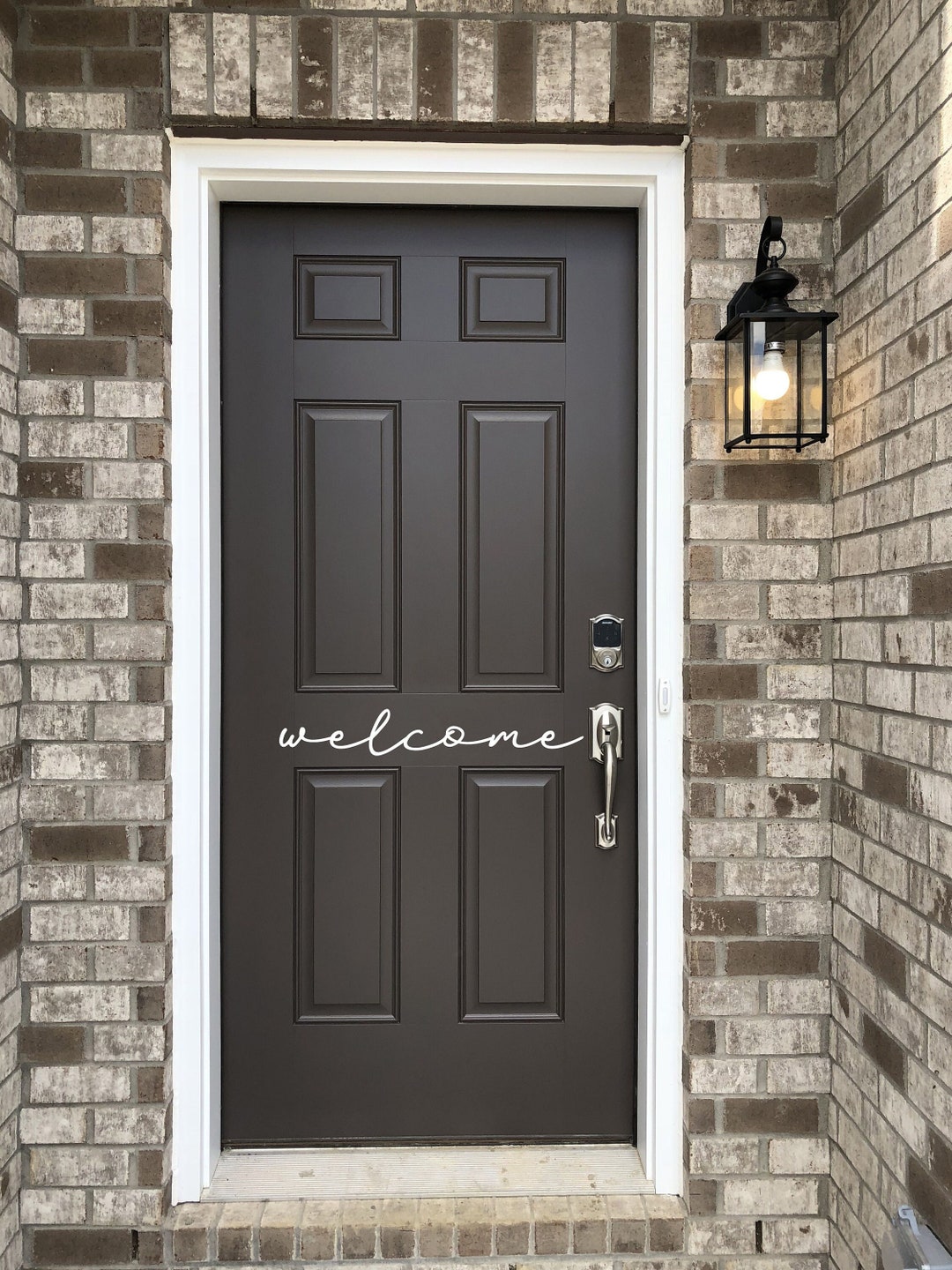 Front Door Decal, Welcome Decal, Home Decor, Housewarming Gift, Welcome ...