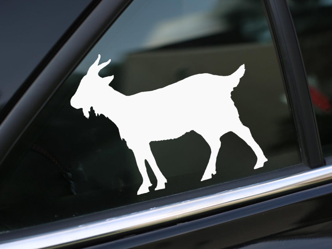 Goat Decal, Sticker for Car, Laptop or Wall, Vinyl Gift, Goat Gift - Etsy