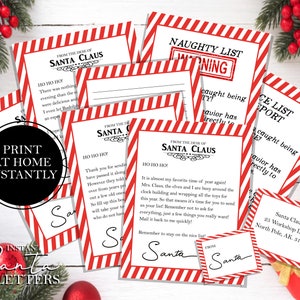 Letter From Santa Bundle, 9 Files, 3 Letters, Write Letter to Santa ...