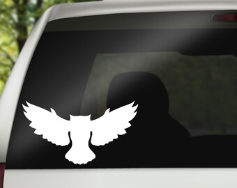 Owl Car Decal | Etsy
