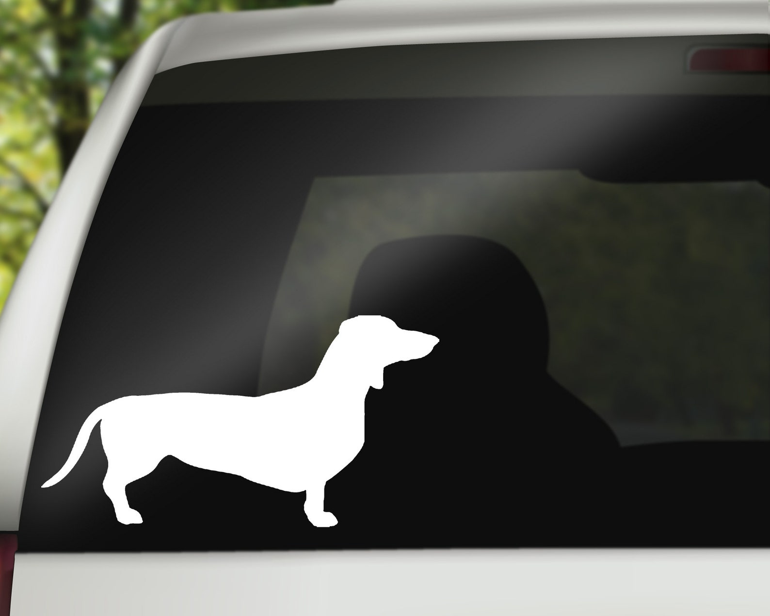 Dachshund Decal, Dog Decal Sticker for Car, Laptop or Wall, Vinyl Gift ...