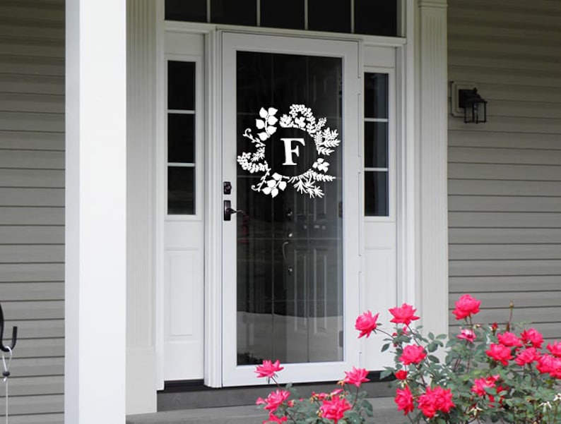 Custom Decal, Front Door Decal, Letter Door Decal, Last Name Decal ...