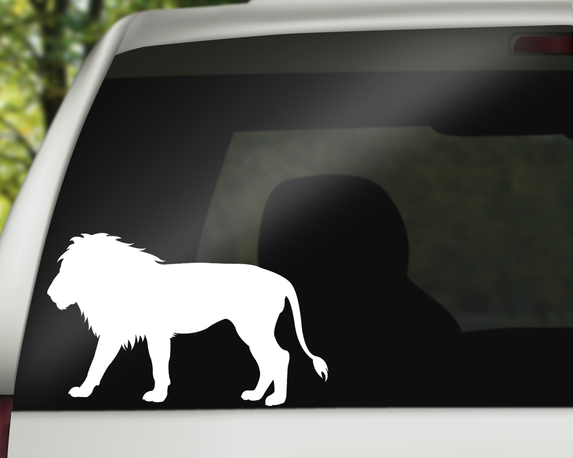Lion Decal, Sticker for Car, Laptop or Wall, Vinyl Gift, Lion Gift - Etsy