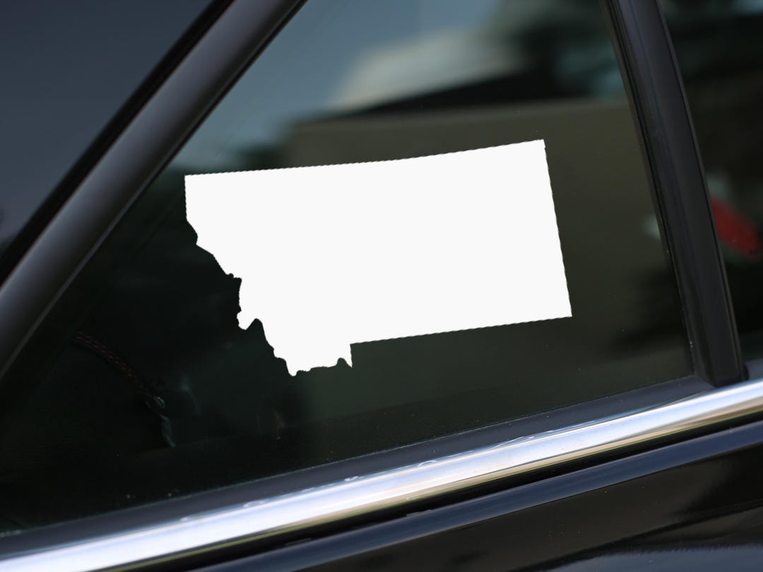 Montana State Decal, Montana Vinyl Decal Sticker for Car, Laptop or ...