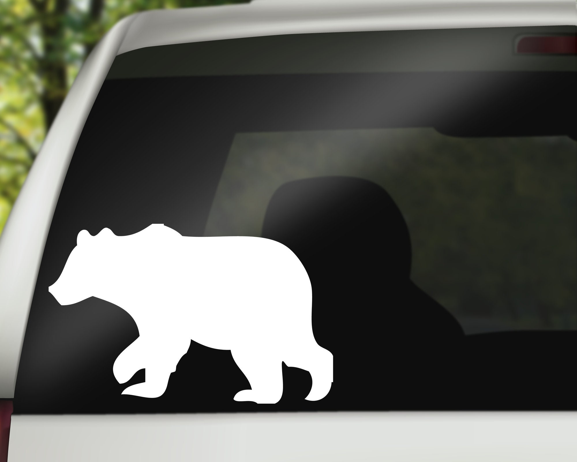 Bear Decal, Animal Decal Sticker for Car, Laptop or Wall, Vinyl Gift ...