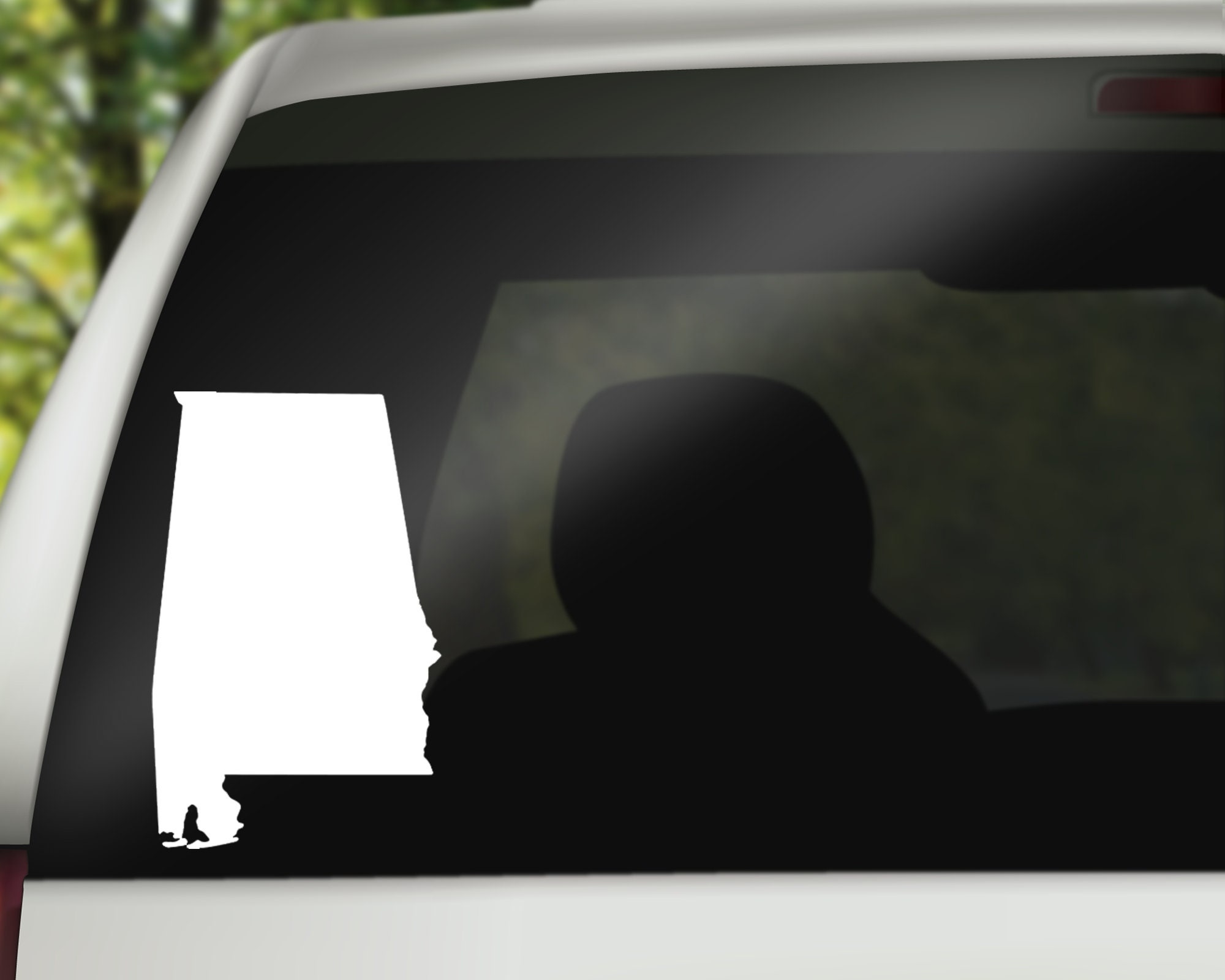 Alabama State Decal, Alabama Vinyl Decal Sticker for Car, Laptop or ...