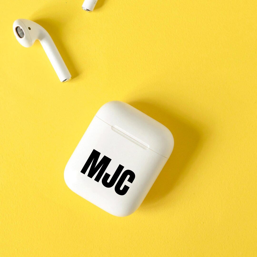 Custom AirPod Decal, Personalized Decal Sticker for Car, Laptop or Wall ...