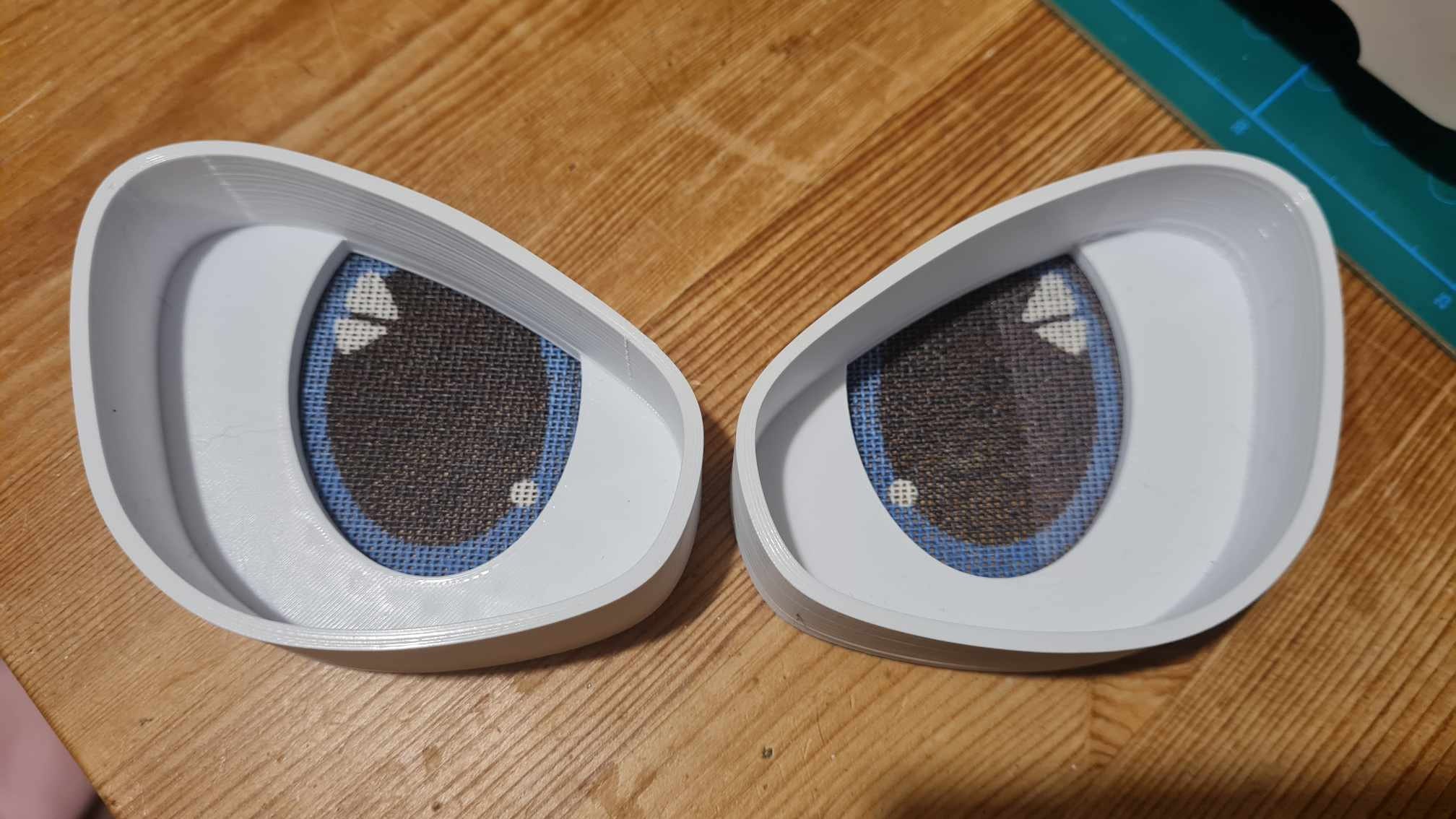 Angry Fursuit 3d Printed Eye Blanks/buckram Eyes - Etsy