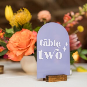 Custom Retro Table Numbers - Etsy