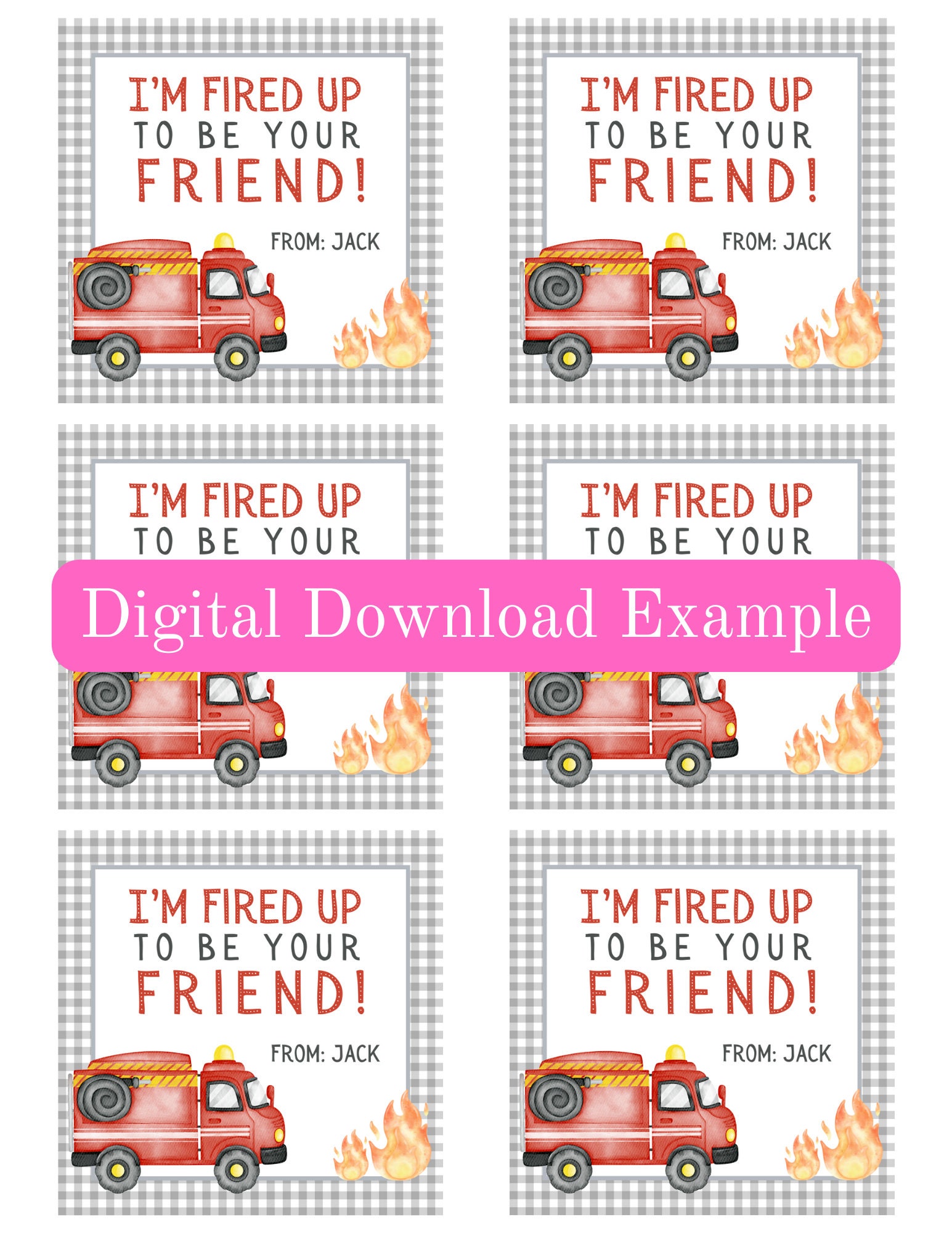 Dino-mite Valentine - Custom Valentine's Day Card Gift Tag - Kids Class ...