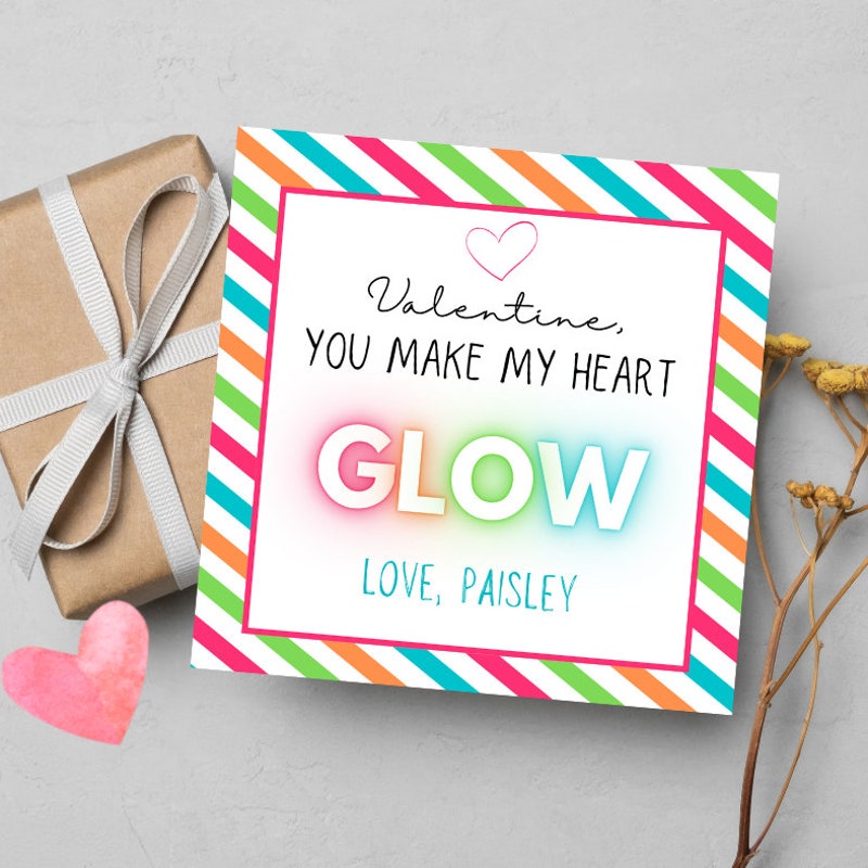 Valentines Day Glow Stick - Etsy