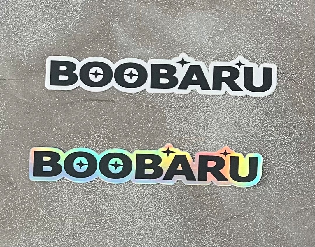 Vinyl Sticker "boobaru" by NIKCI Holographic - Etsy
