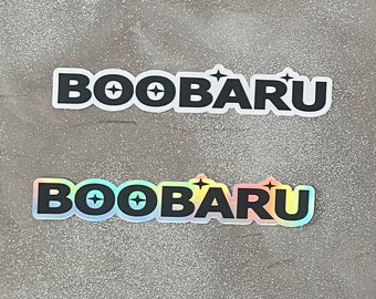 Boobaru Vinyl Decal Sticker - Etsy