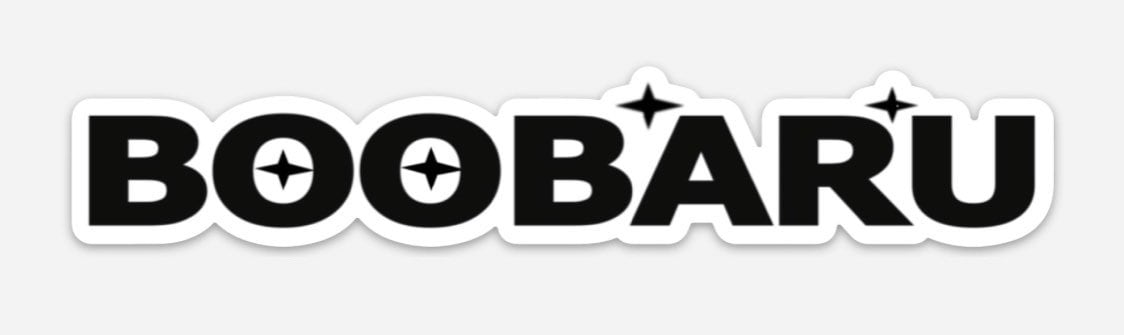 Vinyl Sticker boobaru by NIKCI Holographic - Etsy