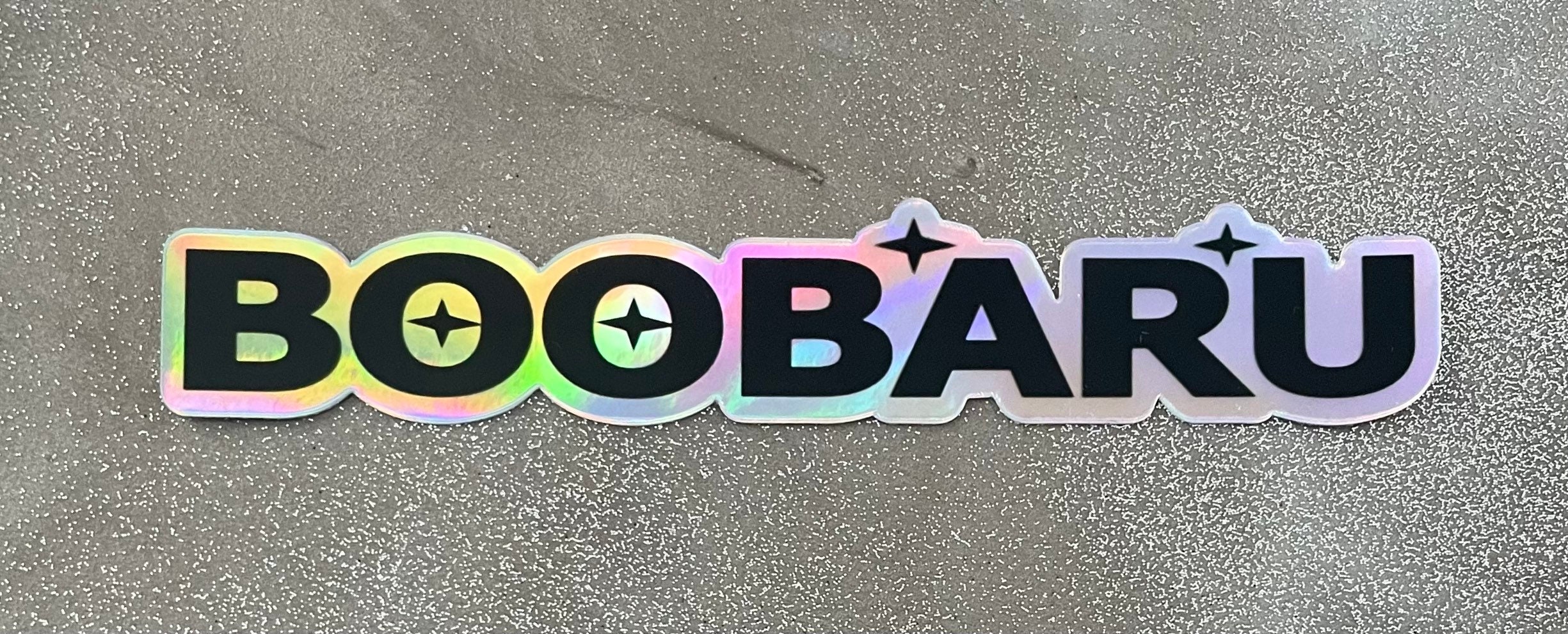 Vinyl Sticker "boobaru" by NIKCI Holographic - Etsy