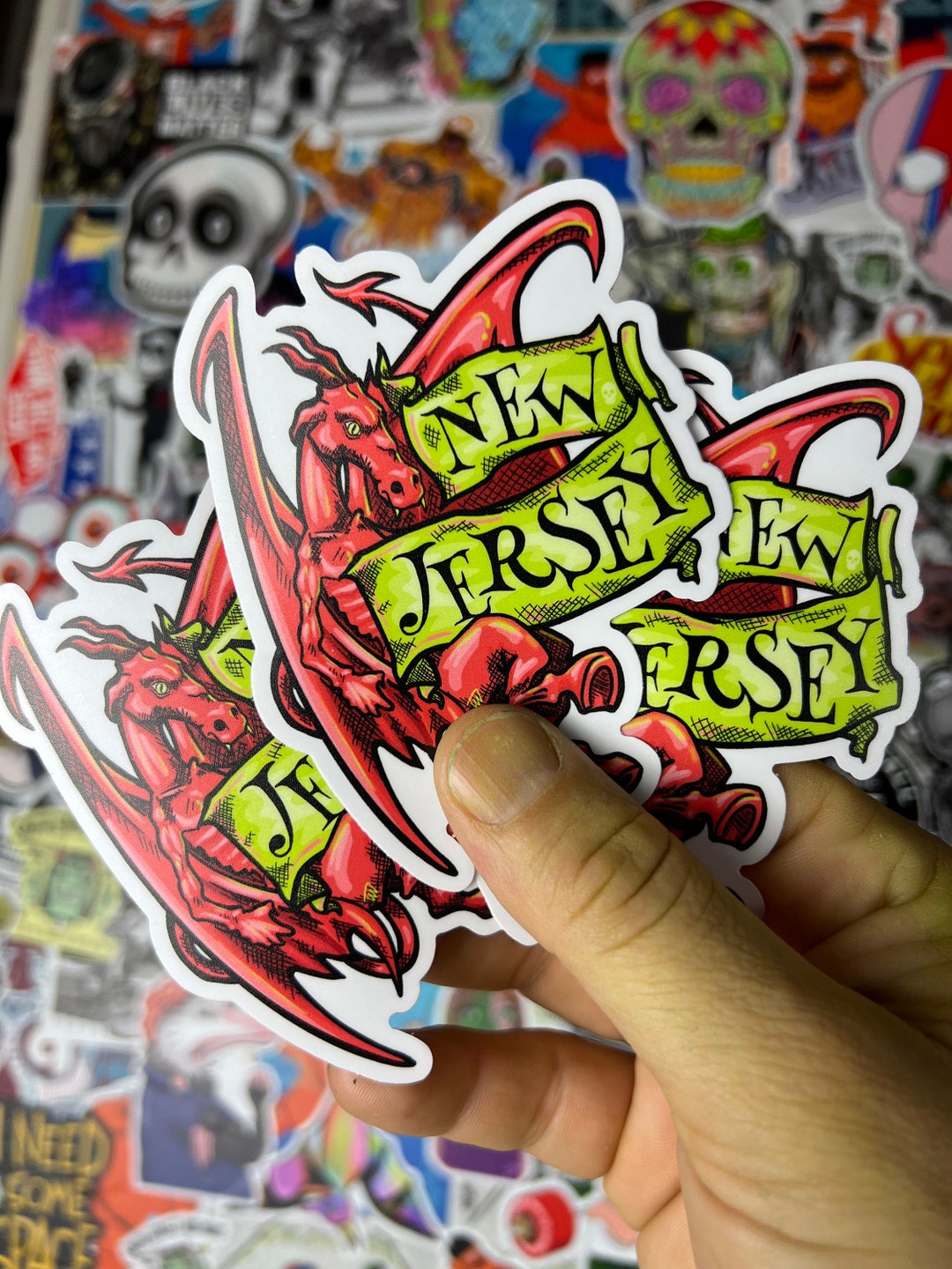 The Jersey Devil Sticker - Etsy