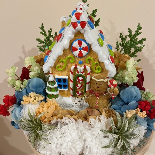 Faux Gingerbread House - Etsy