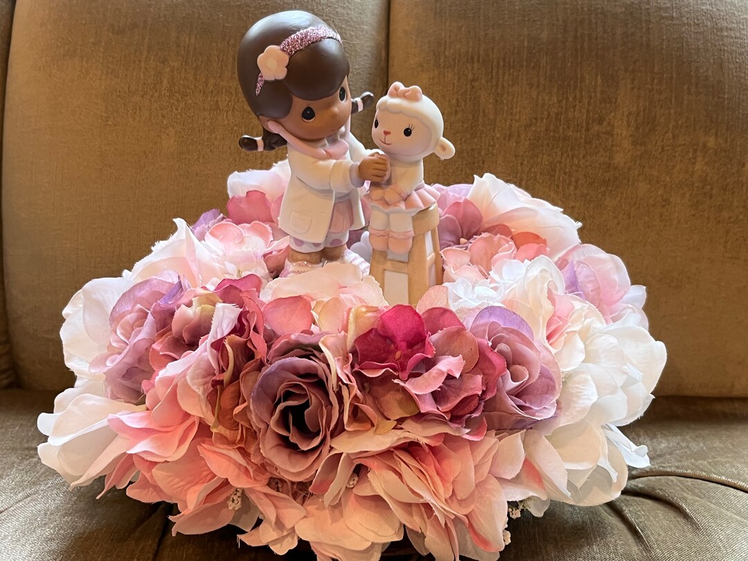 Doc Mcstuffins Precious Moments Flower Arrangement Etsy 2431
