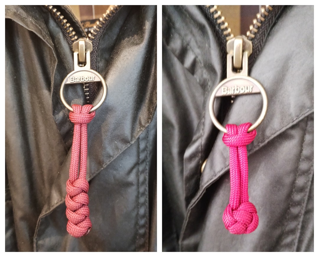 Zip Pullers, Handmade 550 Paracord Snake, Diamond Knot Designs Zip ...