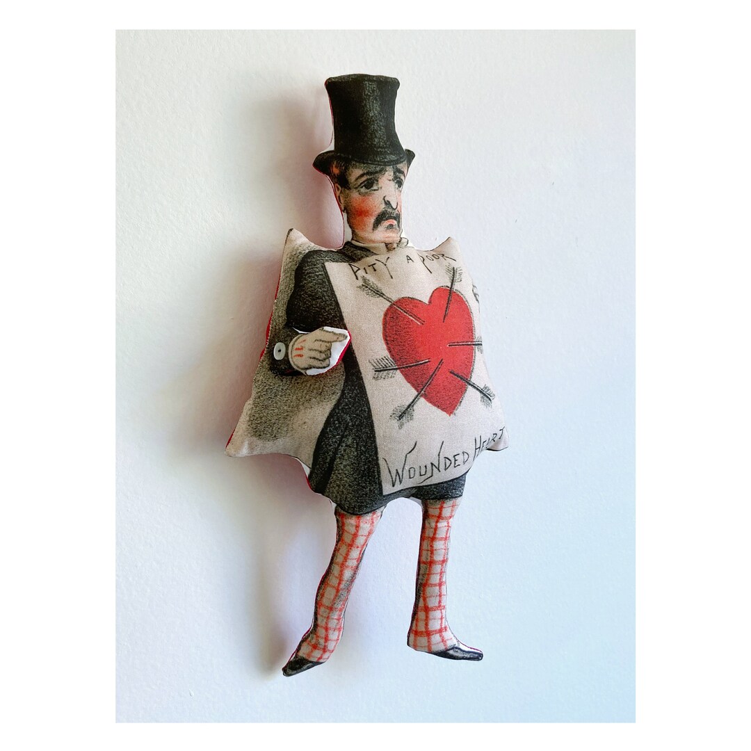 Heartbroken Gentleman Doll: Sad Victorian Man With Top Hat - Etsy