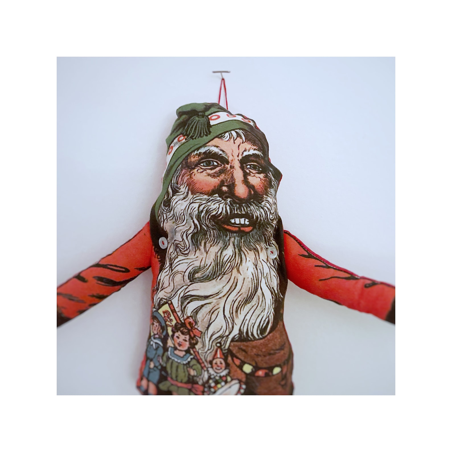 Father Christmas! Papa Noel! Santa Claus! - Antique Vintage Lithograph ...