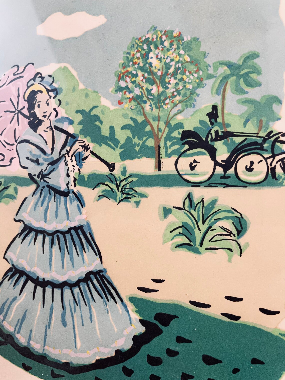 Vintage 1950's Robert Meredith Framed Print / Edward Gross | Etsy