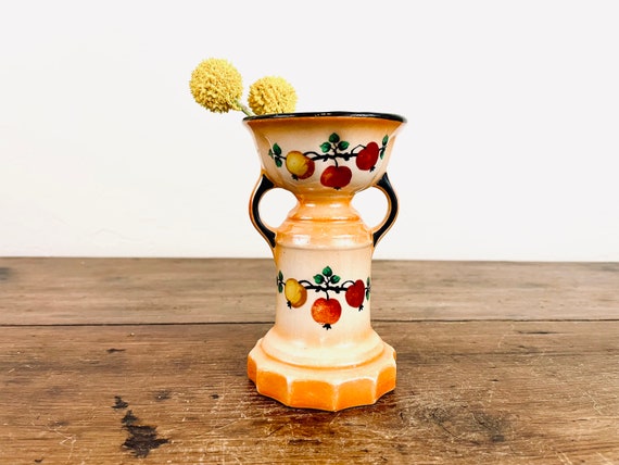 Vintage Czechoslovakia Lusterware Ceramic Pottery Bud Vase / - Etsy