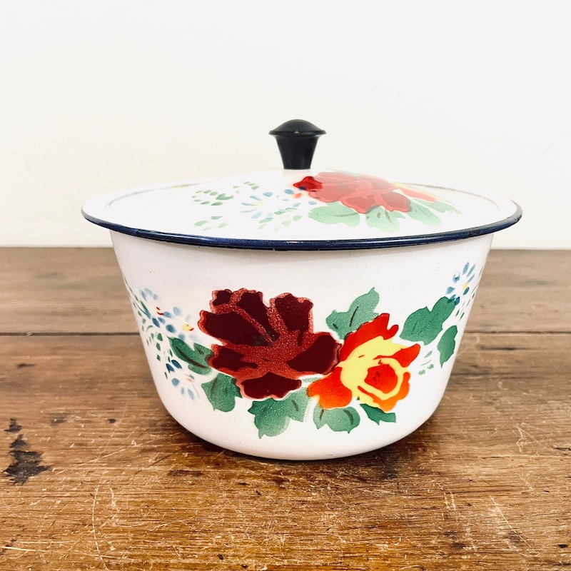 Enamelware Pot - Etsy