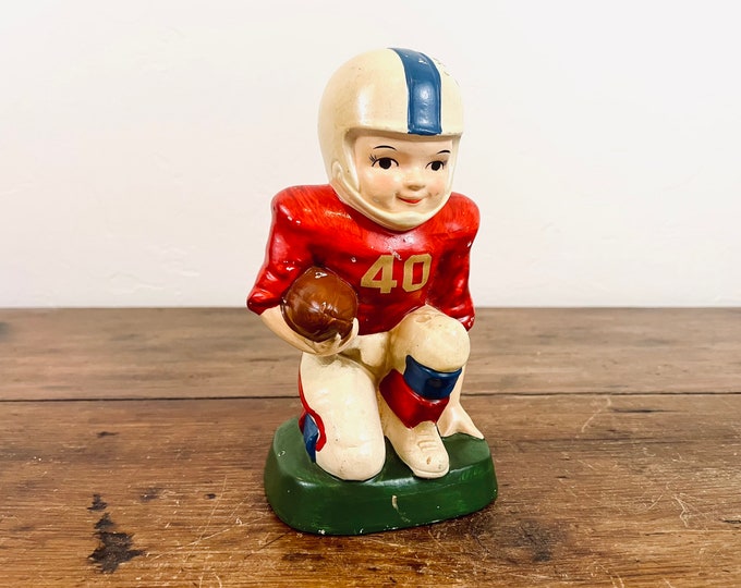 Vintage 1974 Sears Roebuck and Co Football Player Coin Bank / Retro ...