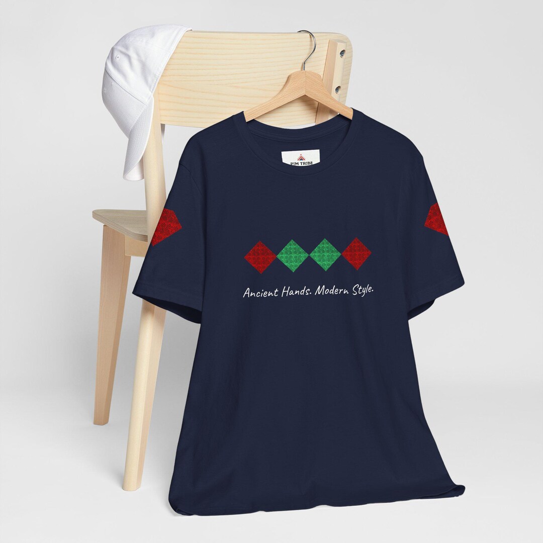 Hmong Pattern Tee - Chicken's Feet Design - Etsy