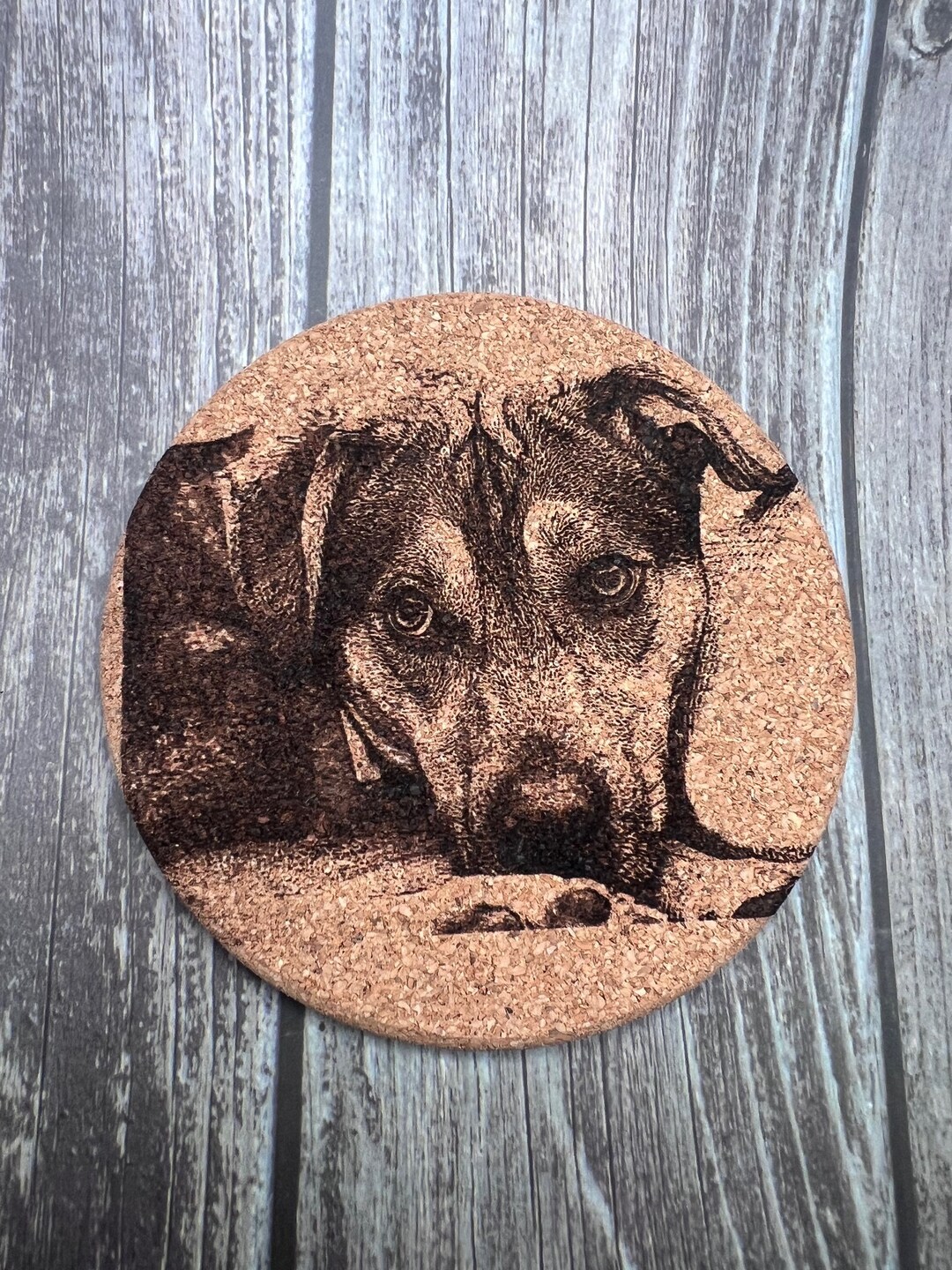 Four (4) Cork Trivet Gift Set, Personalized Trivet Set, Housewarming ...