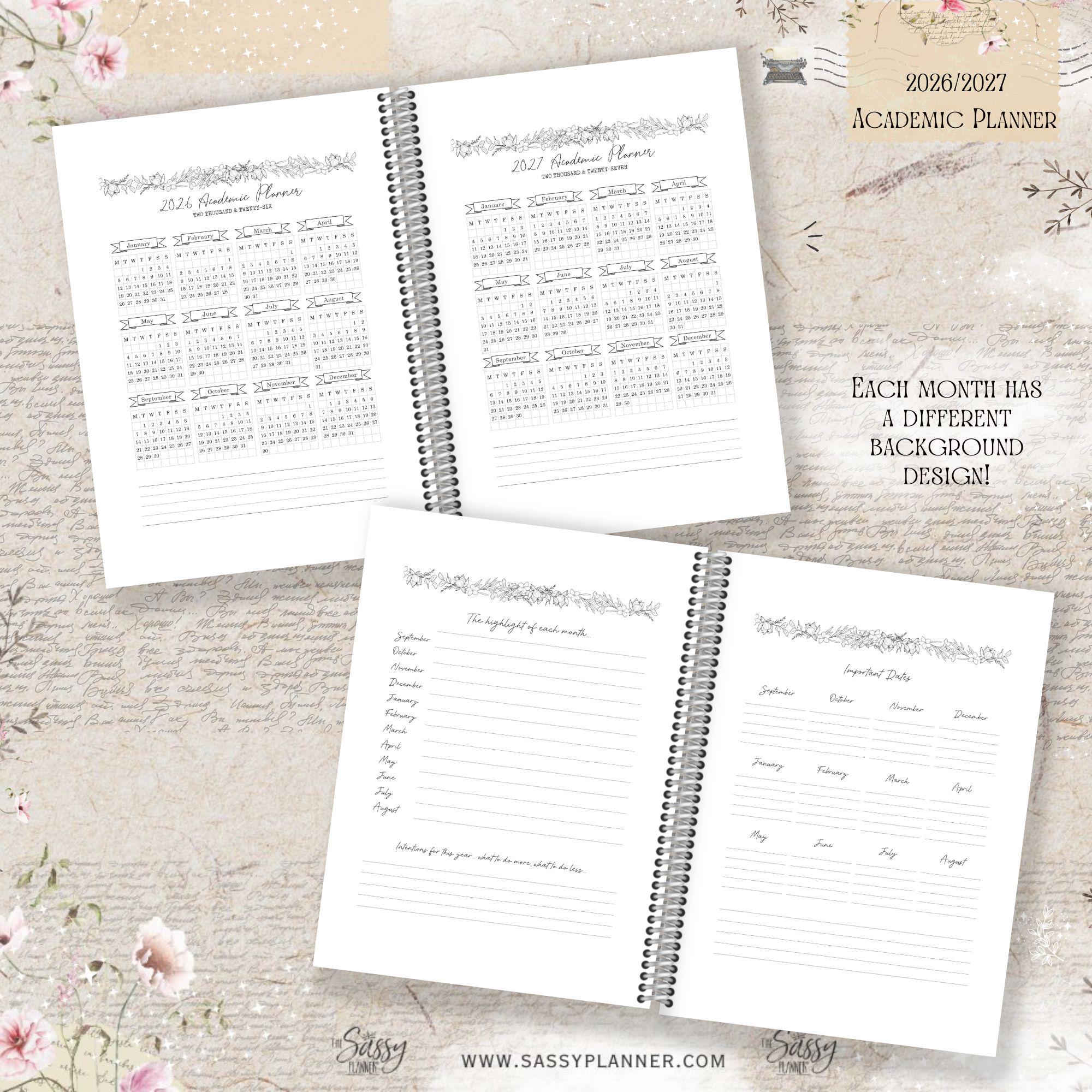 Personalised Teacher Planner, 2026/2027 Diary, Lesson Planner, Academic ...