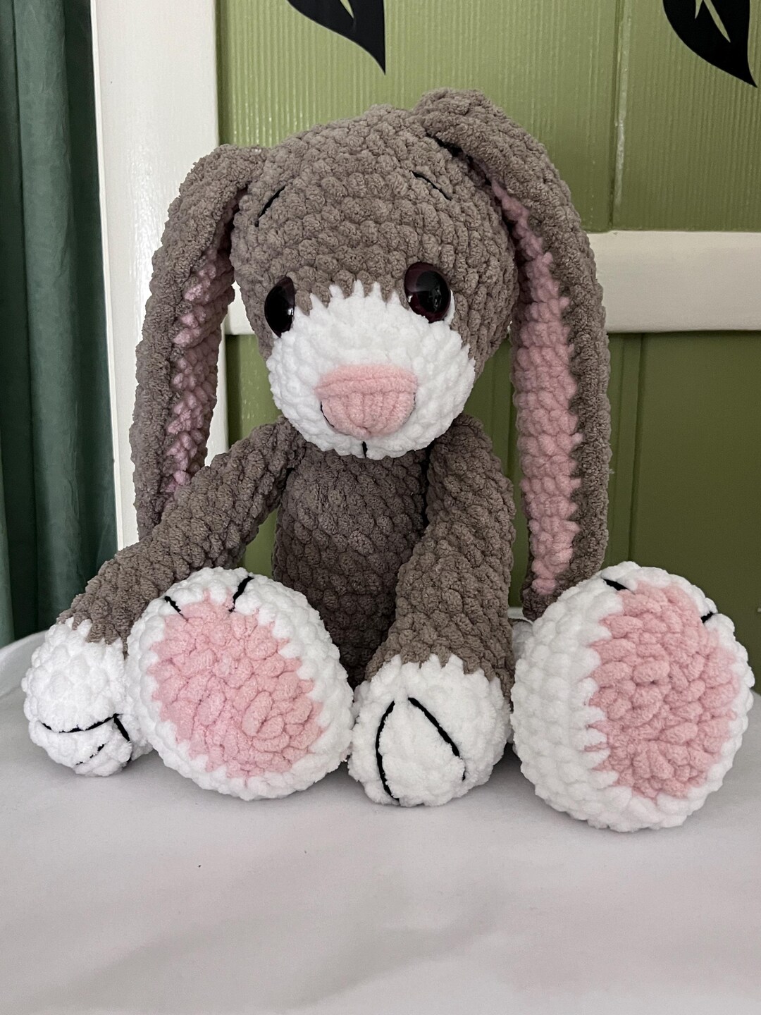 Hand Crochet Bunny - Etsy