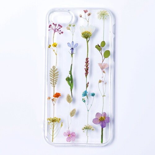 Handmade Real Dried Pressed Flower Phone Case Iphone Se 7 8 | Etsy