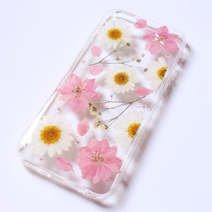 Pressed Flower Phone Case, iPhone Se 7 8 X Xr Xs 11 12 13 14 15 Pro Max ...